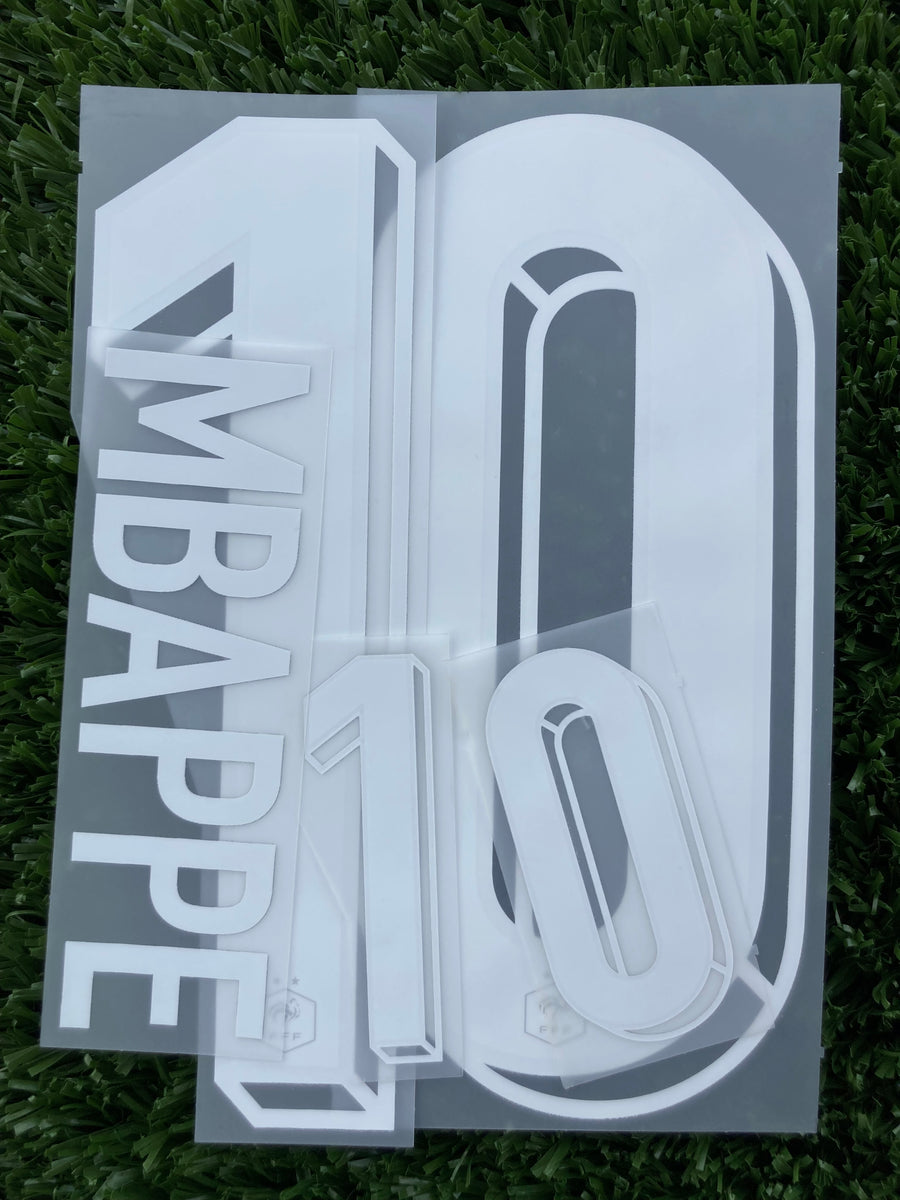 2024-2025 EURO Mbappe France National Team Home Name Set and Number Mo ...