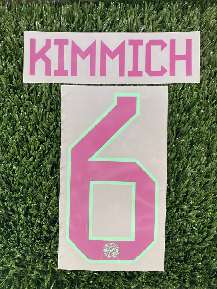 2023 - 2024 Bayern Munich set name Kimmich (6) Away – maskjerseys