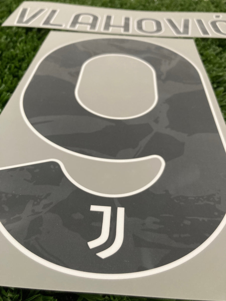 2024-2025 Vlahović Juventus Home Name Set and Number Stilscreen Player ...