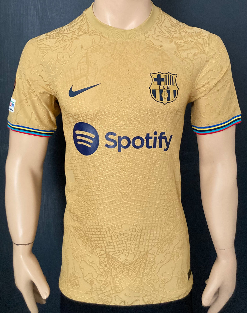2022-2023 FC Barcelona Away Shirt Ronald Araujo Player Issue Authentic ...