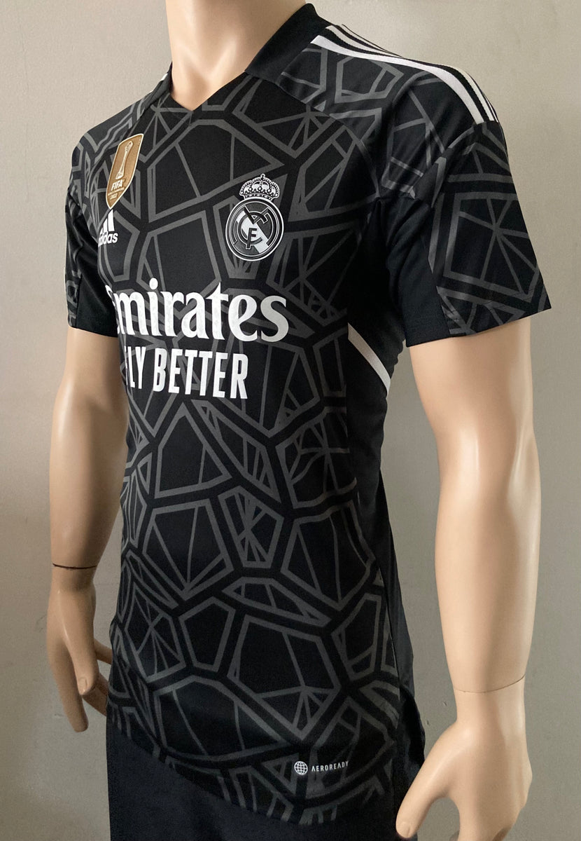 2022-2023 Real Madrid CF Courtois Goalkeeper Shirt Champions League BN ...