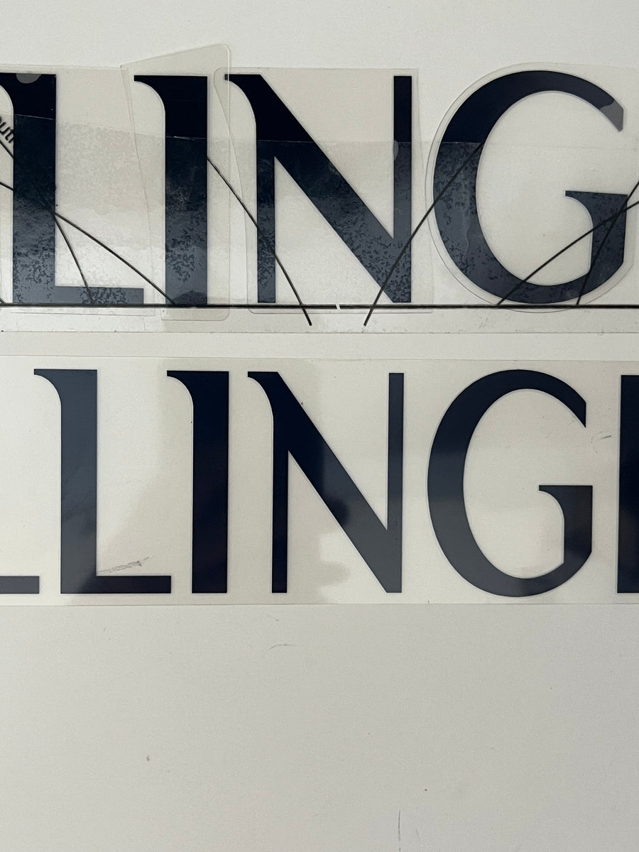 2023-2024 Real Madrid Bellingham Name and Number Set Champions Cup Adu ...