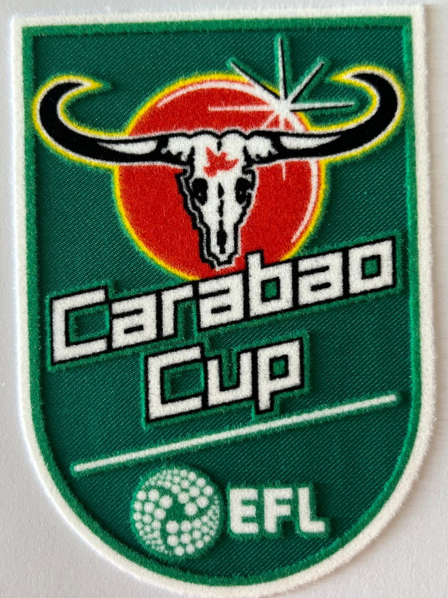 2022 - 2023 - 2024 Carabao Cup Badge Player Issue Sporting ID Flock ...