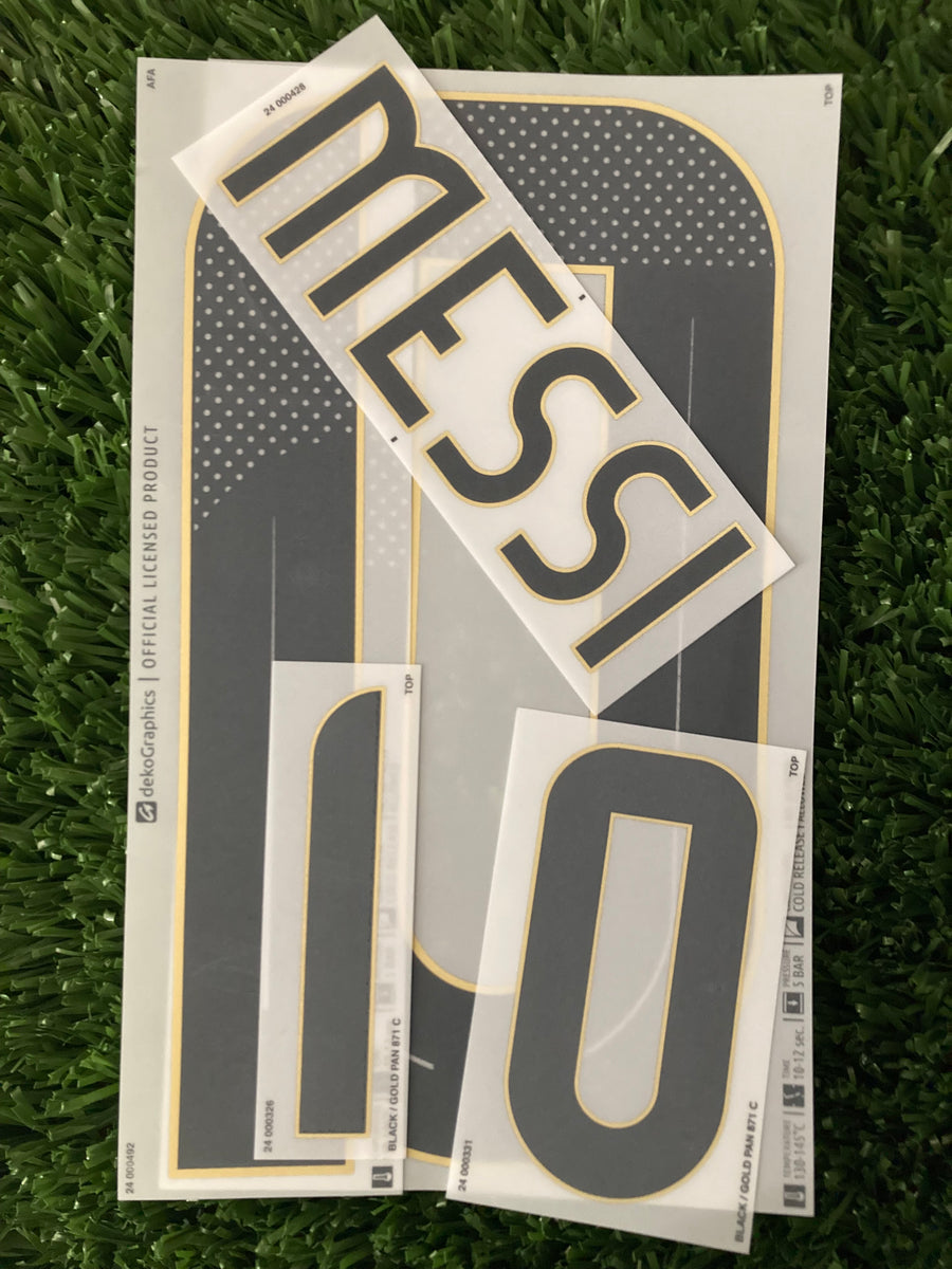 2024 Copa América Messi 10 Argentina National Team Home kit Name Set a ...