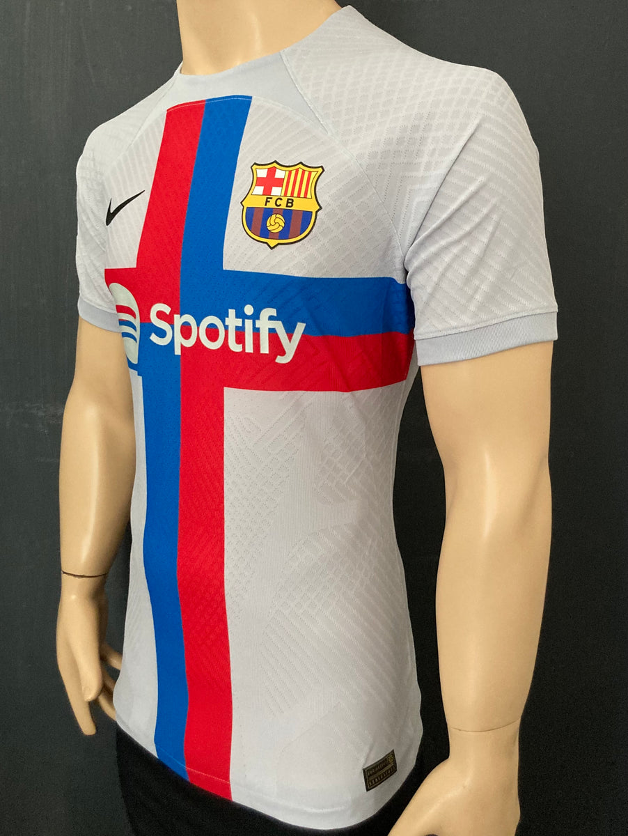 2022-2023 FC Barcelona Third Shirt Lewandowski Champions League Kitroo ...