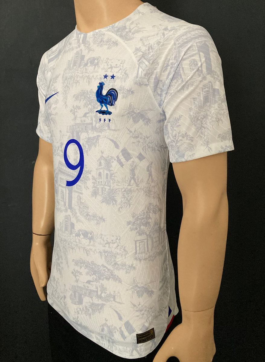 2022-2023 France Away Shirt Giroud Player Issue Authentic New BNWT Siz ...