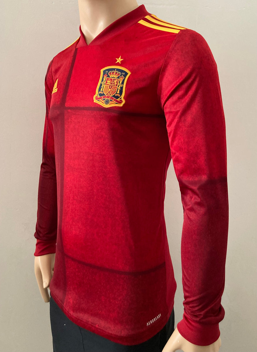 2020-2021 Spain National Team Long Sleeve Home Shirt BNWT Size S ...