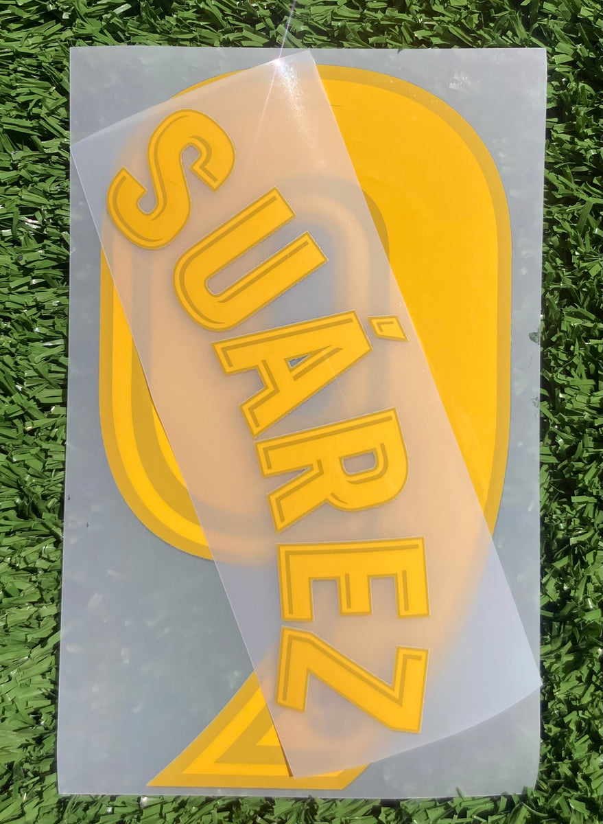 2017-2018 Suárez 9 FC Barcelona Home Name set and Number Fan Version S ...