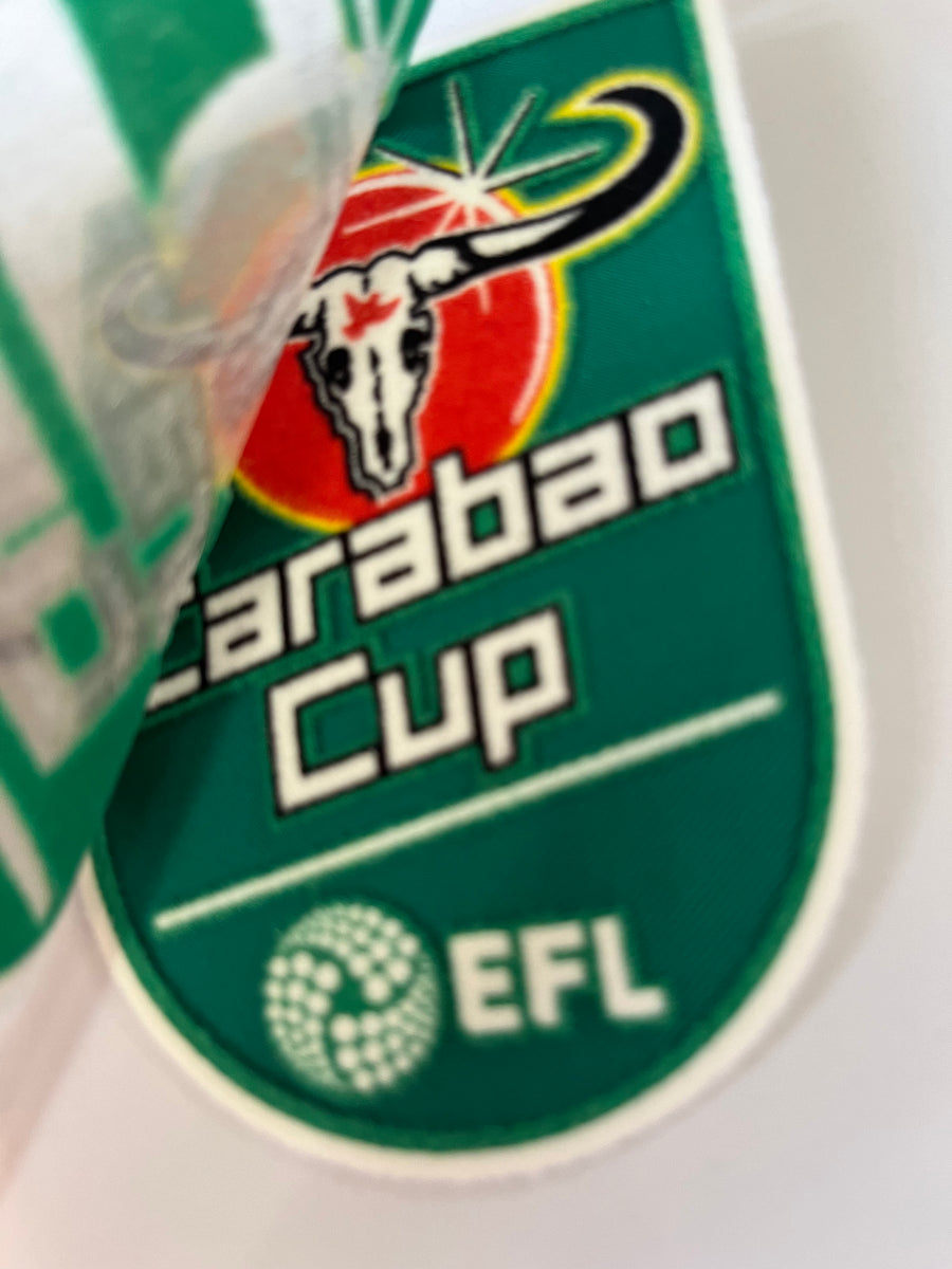2022 - 2023 - 2024 Carabao Cup Badge Player Issue Sporting ID Flock ...