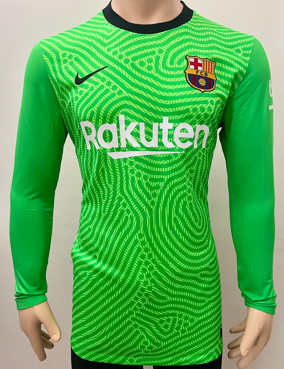 2020-2021 FC Barcelona Goalkeeper kit Long sleeve Kitroom Player issue ...