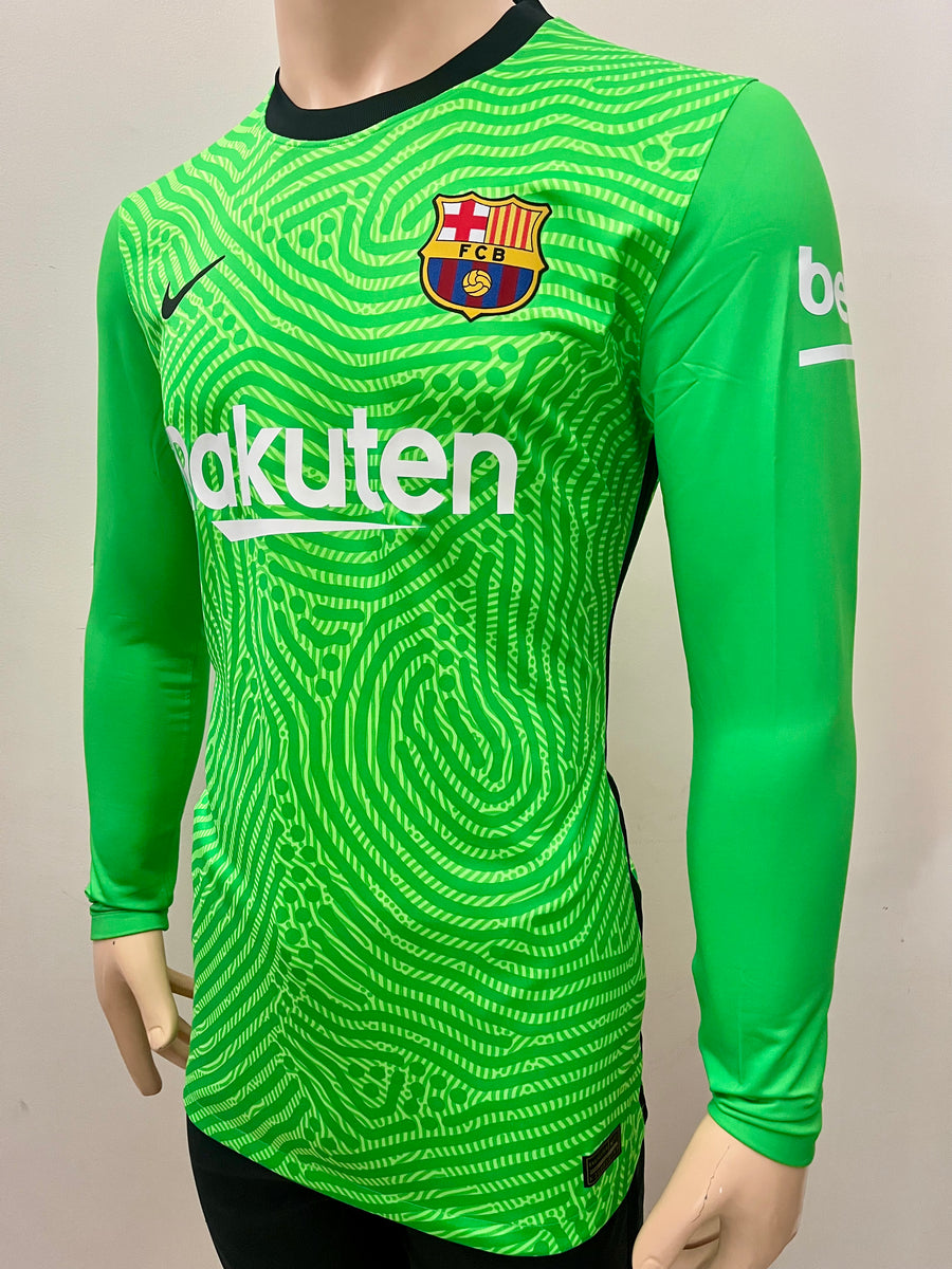 2020-2021 FC Barcelona Goalkeeper kit Long sleeve Kitroom Player issue ...
