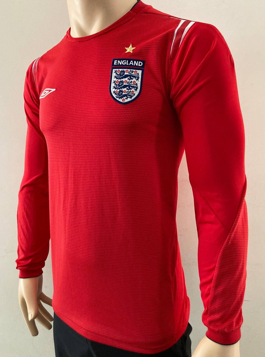 2004 -2006 England National Team Away Shirt Long Sleeve Used (S) EURO ...
