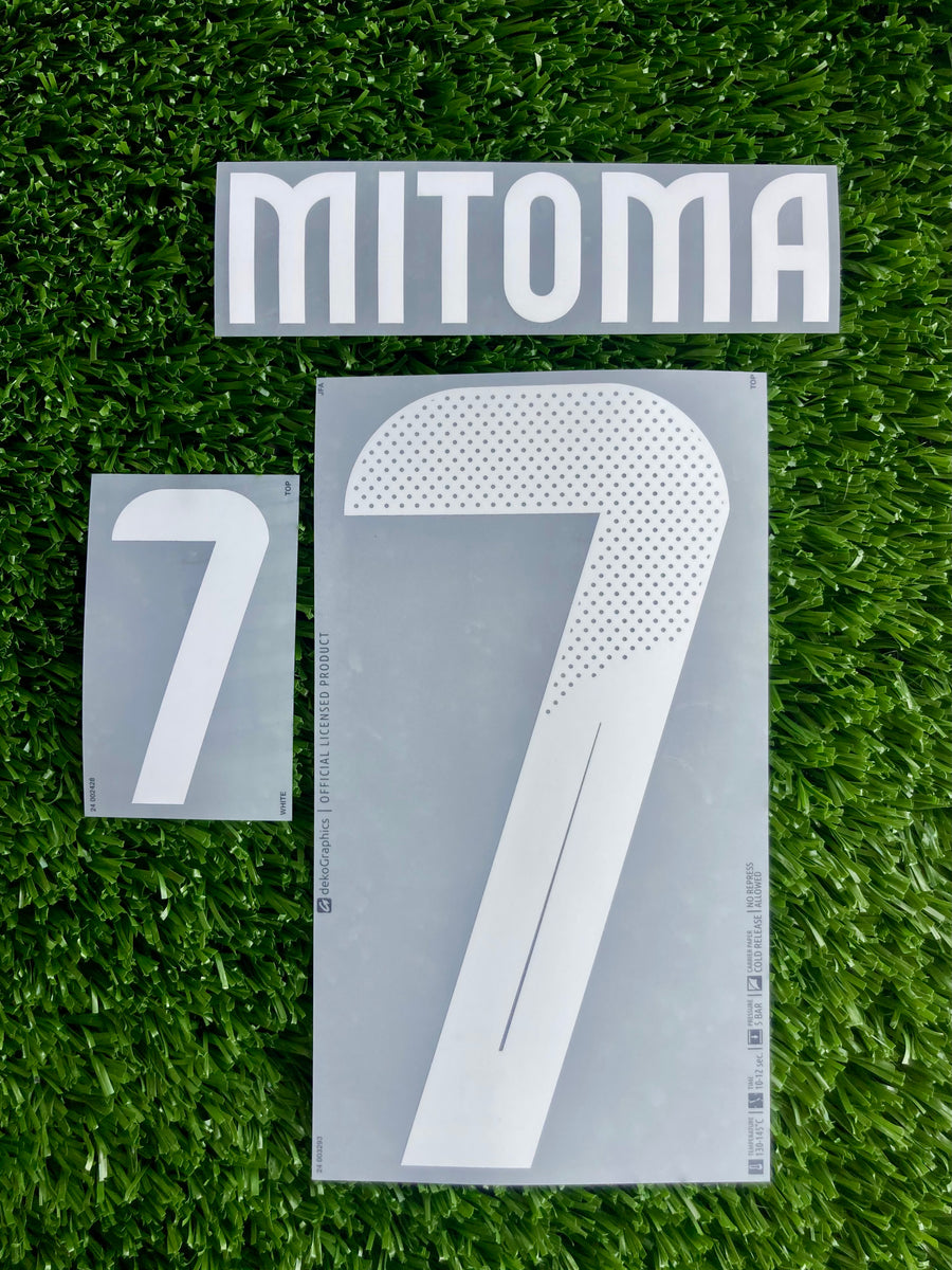 2024-2025 Japan National Team Home kit Name Number set Kaoru Mitoma ...