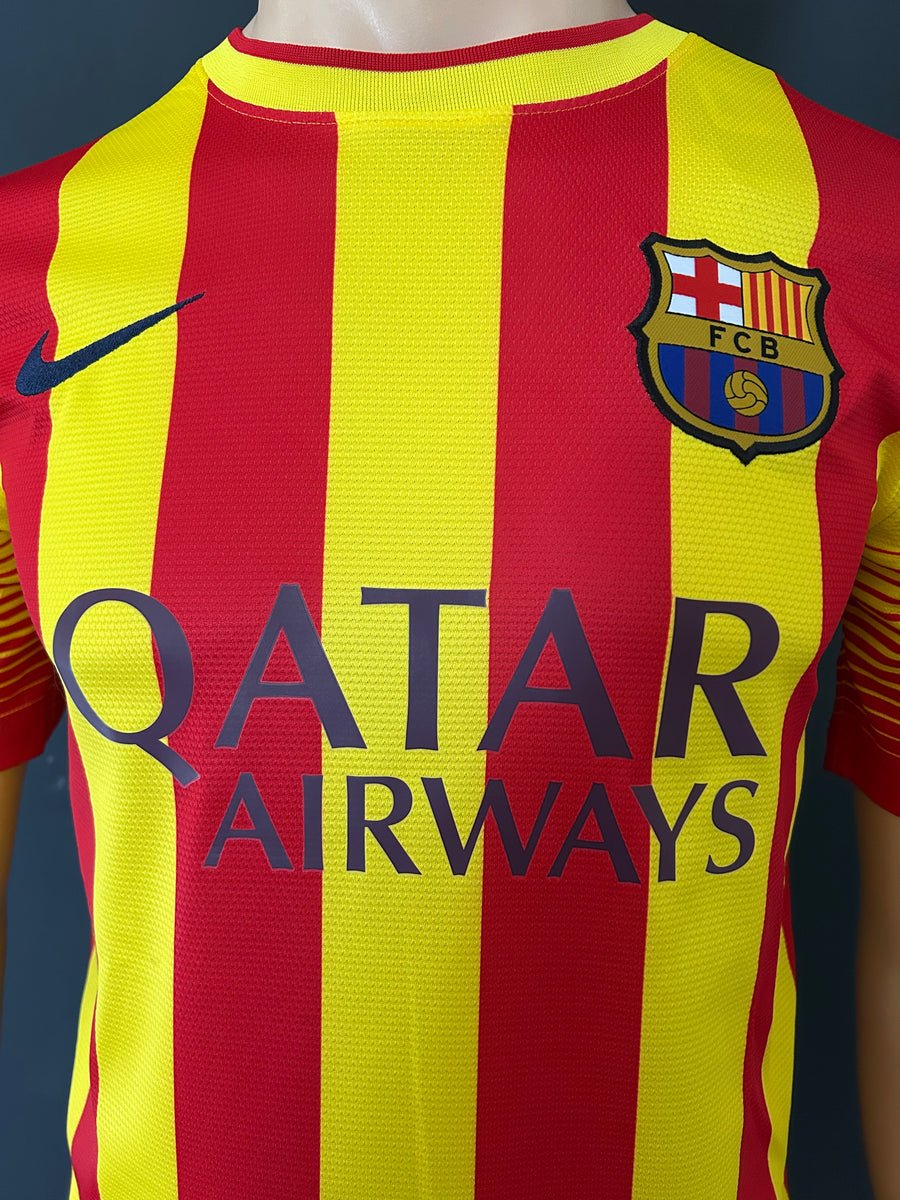 2013-2014 FC Barcelona Away kit Sergio Busquets Senyera New with tags ...
