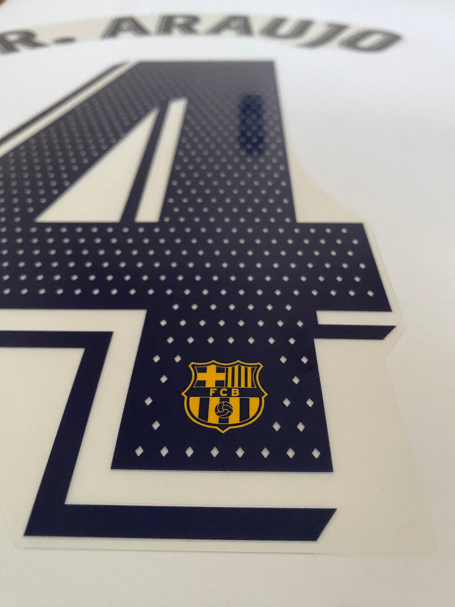 2021-2022-2023 FC Barcelona Fourth Shirt Senyera La Liga Ronald Araujo ...