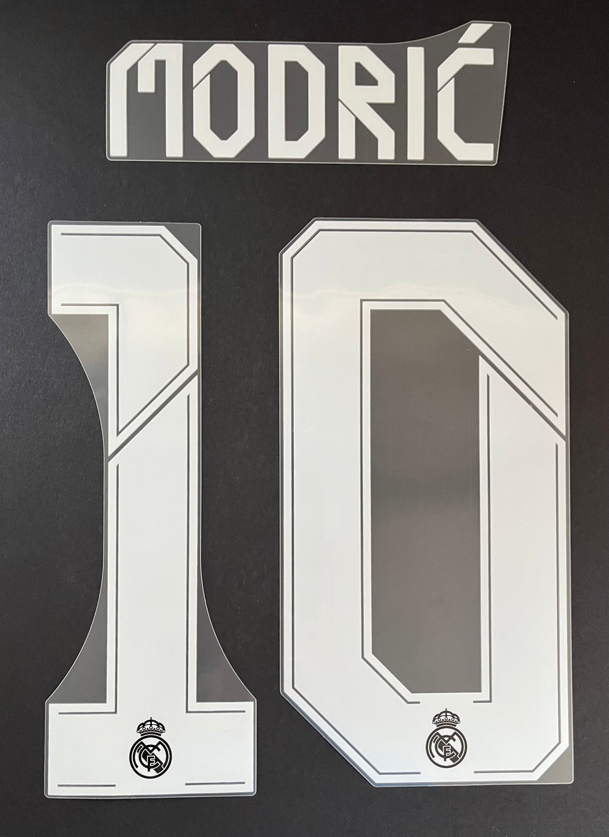 2021-2022 Real Madrid Modric name set away and third player issue UEFA ...