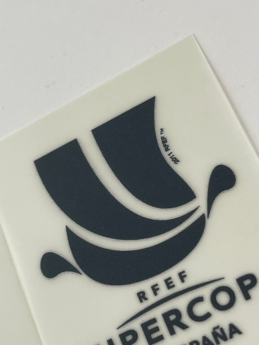 2021 Real Madrid Spain Supercup mdt match badge player issue badge tex ...