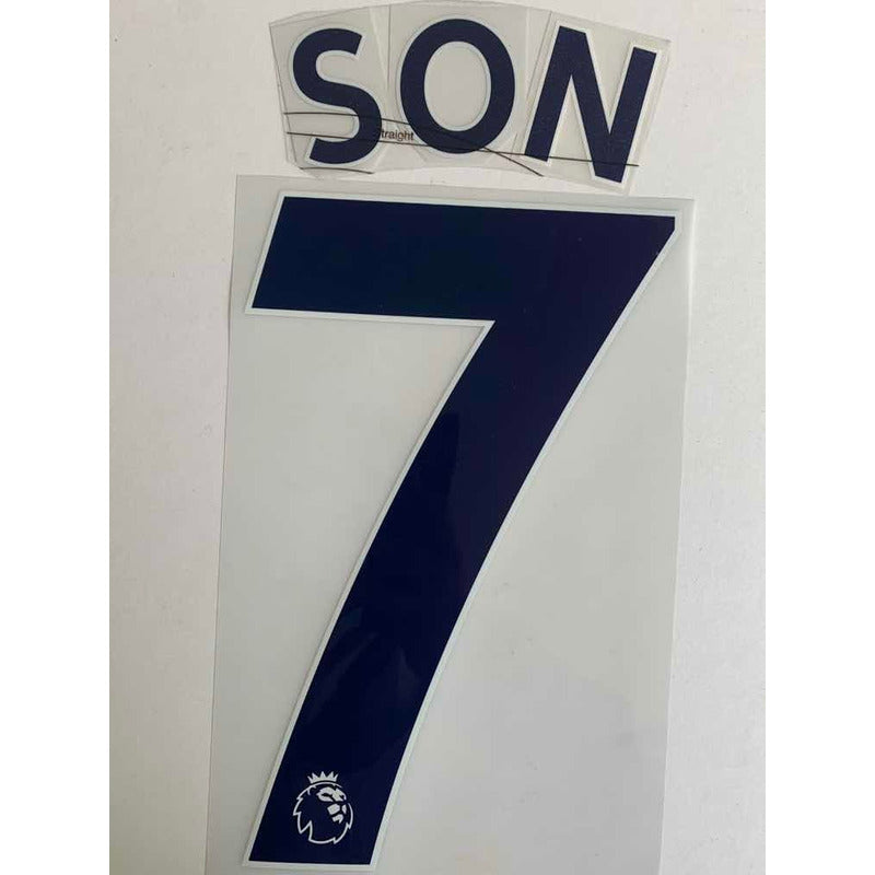 Name Set Número Son 7 Tottenham Hotspur 2017-23 Para la camiseta de lo ...