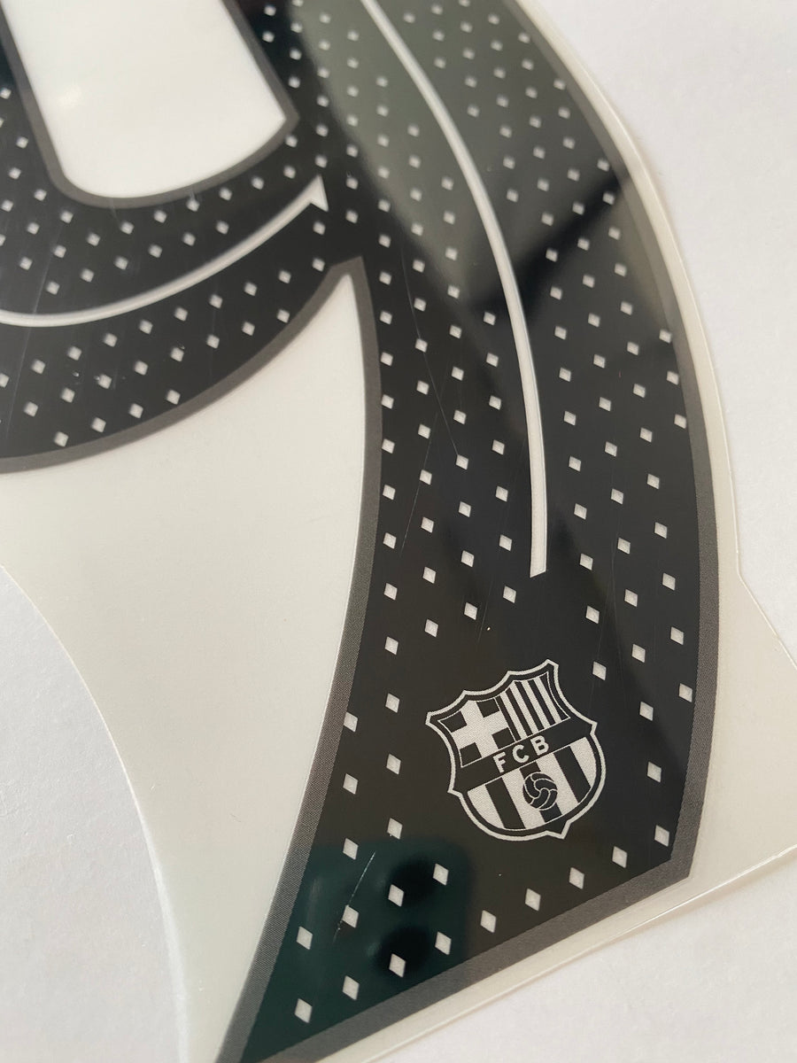 2022-2023 FC Barcelona Name and Number Set Lewandowski for Third Kit P ...