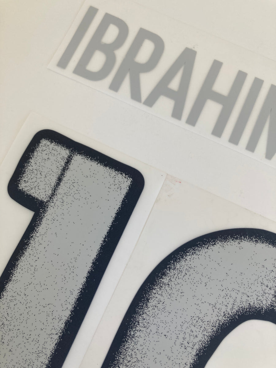 2016 2017 Sweden Name Set Kit Away IBRAHIMOVIC 10 EURO 2016 Dekographi ...
